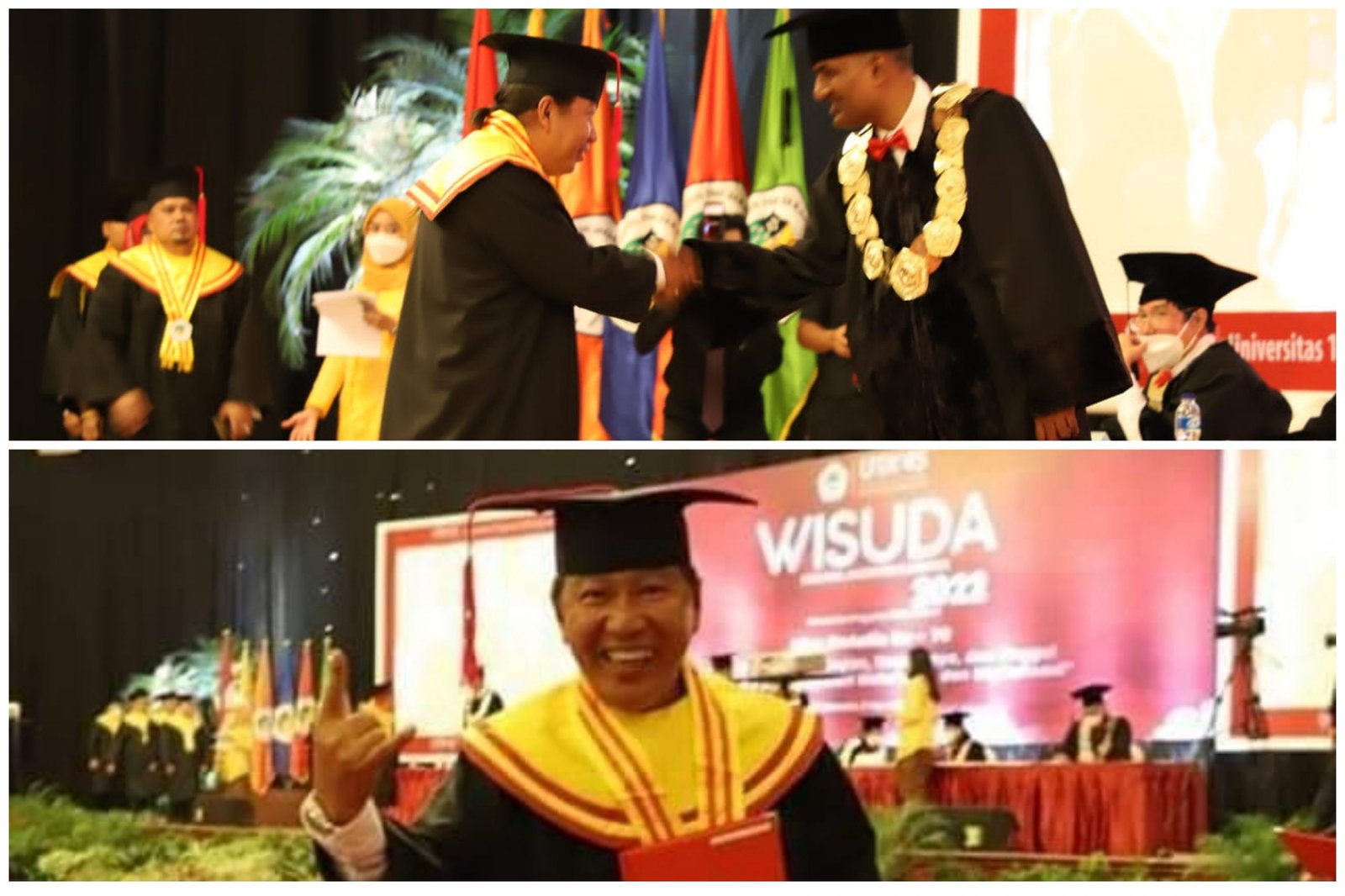 Senyum Semringah James Sumendap Usai Raih Magister Hukum - SINDOMANADO Senyum Semringah James Sumendap Usai Raih Magister Hukum - SINDOMANADO